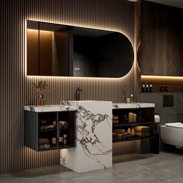 Custom LED Mirror Design Ideas for Small Bathrooms